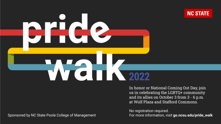 Pride Walk stops at the Hill Library for a rally on Oct. 3 | NC State ...